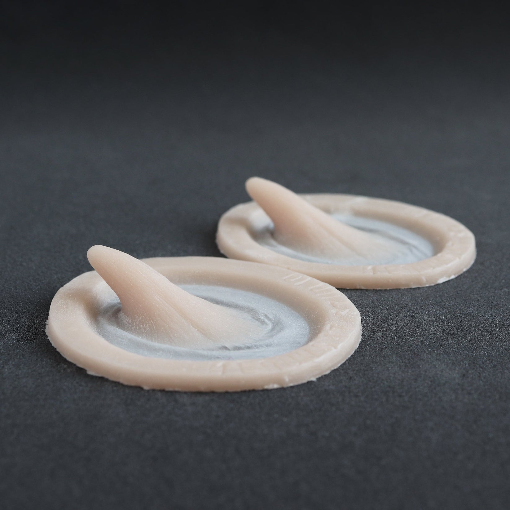Small Vertical Horns - Silicone Prosthetics for SFX – Meduusat Studio