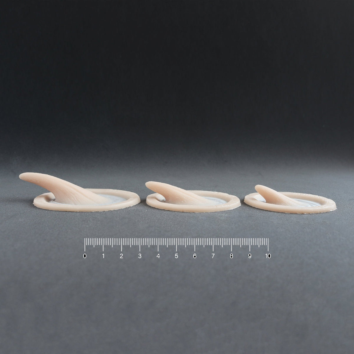 Small Vertical Horns - Silicone Prosthetics for SFX – Meduusat Studio