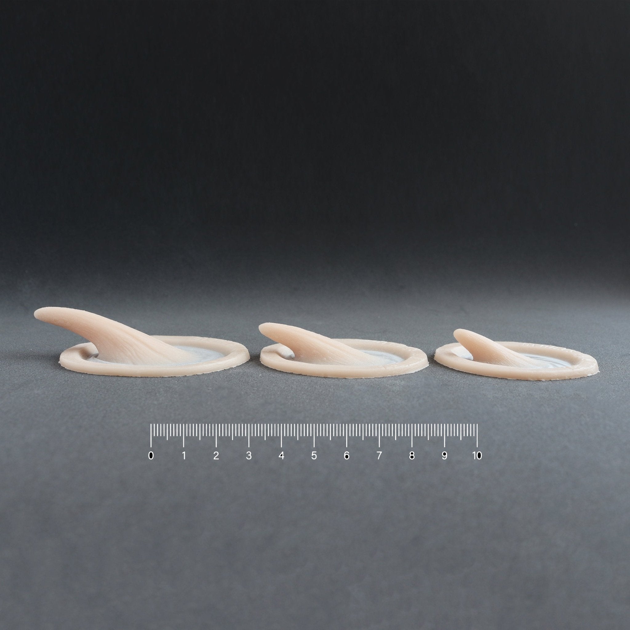 Small Vertical Horns - Silicone Prosthetics for SFX – Meduusat Studio